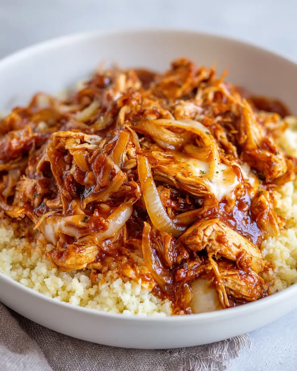 Easy Low Carb BBQ Chicken Bowl | Notedrecipes.net