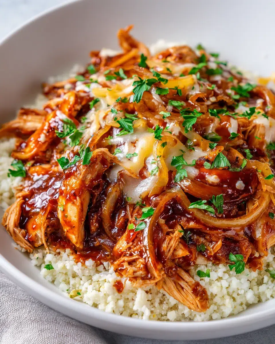 Easy Low Carb BBQ Chicken Bowl | Notedrecipes.net