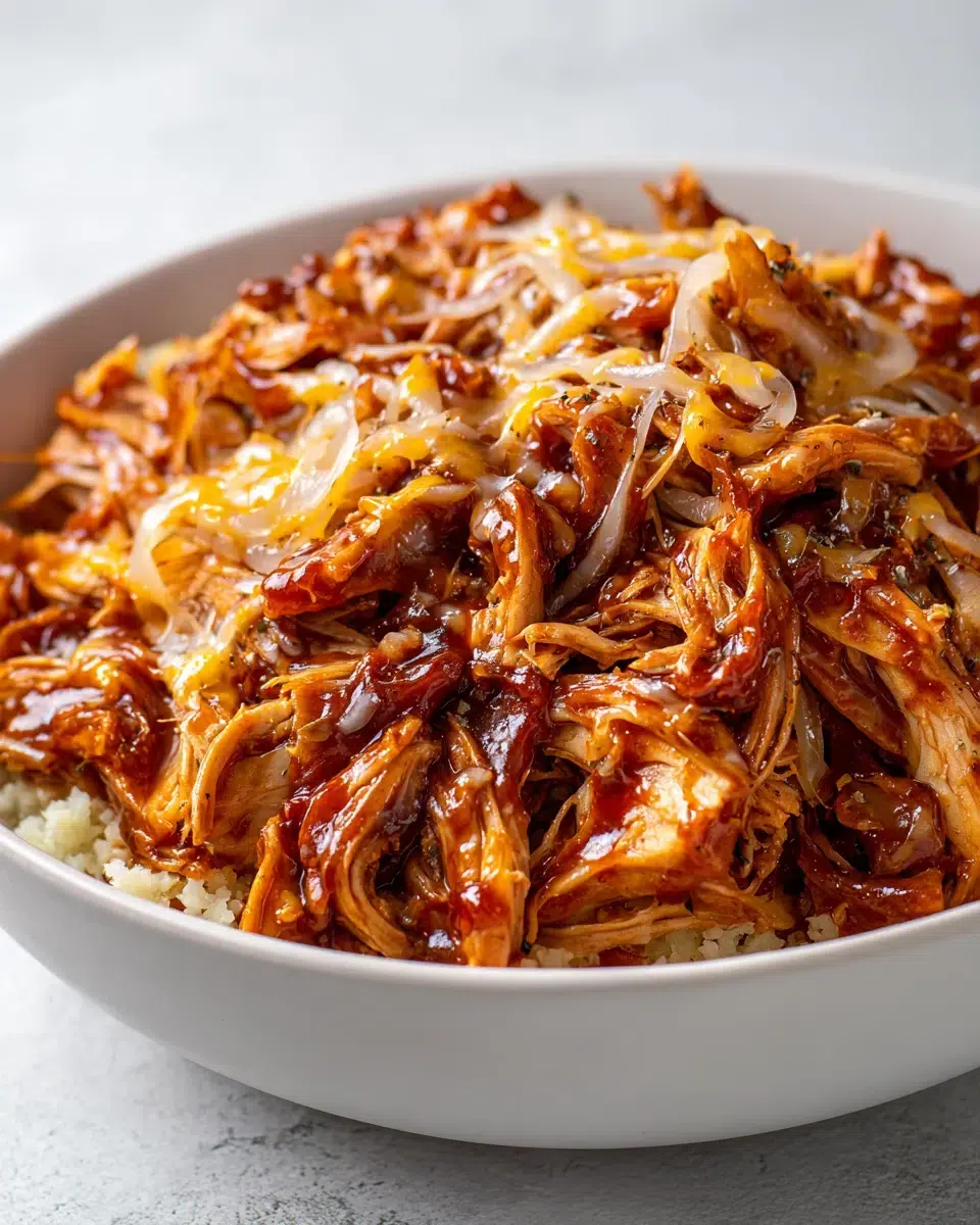 Easy Low Carb BBQ Chicken Bowl | Notedrecipes.net