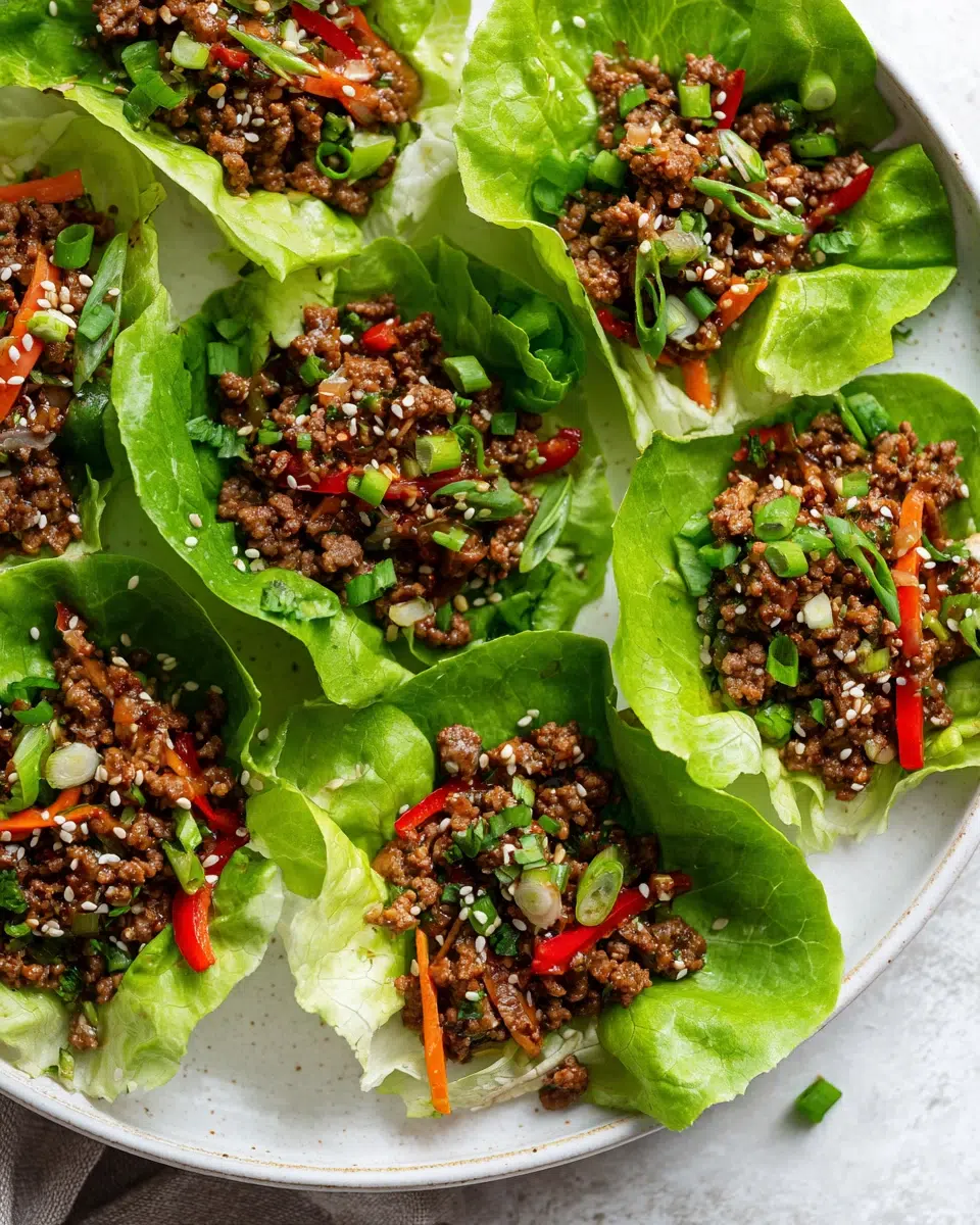 High-Protein Ground Beef Lettuce Wraps (Easy & Healthy) | Notedrecipes.net